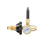 China CO2 Gas Regulator Full Copper Flowmeter for Mig Welding Brass Yellow Valves Included for sale