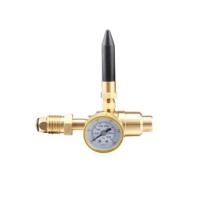 China CO2 Gas Regulator Full Copper Flowmeter for Mig Welding Brass Yellow Valves Included for sale