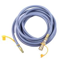 China 10/12/24 Feet Natural Gas Hose with Quick Connect Fittings and WELDING Hose in Silvery for sale