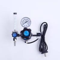 China Argon Regulator With Flowmeter for TIG Welder MIG Welding CO2 Pressure Gauge CGA580 for sale