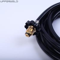 China 12ft Industrial LPG Propane Adapter with Quick Connect and 1/4 Inch Rubber Gas Hose for sale
