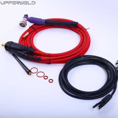 China WP26-20FT 5/8 Output Gas Air-Cooled TIG Welding Torch Ceramic Nozzle Gas Lens Collect for sale