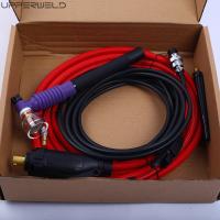 China WP26-20FT 5/8 Output Gas Air-Cooled TIG Welding Torch Ceramic Nozzle Gas Lens Collect for sale