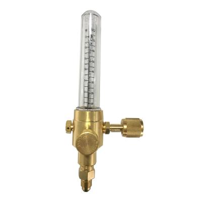 China 1/4-Inch Female Flare Inlet Connection Single Flowmeter for Argon Nitrogen Regulator for sale