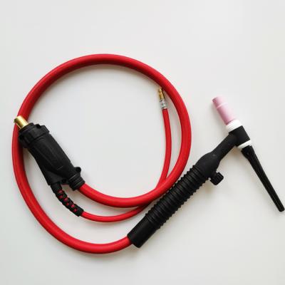 China Customized Support OEM Black WP26 TIG Welding Torch with 4m Cable and Ceramic Nozzle for sale