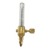 China 1/4-Inch Female Flare Inlet Connection Nitrogen Regulator Flow Indicator Brass Yellow HVAC for sale