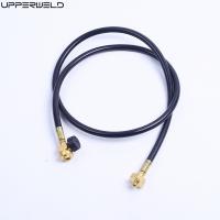 China 5ft and 12ft LPG Propane Brass Adapter Hose Kit for Motorhomes Tank RV Camping Easy for sale