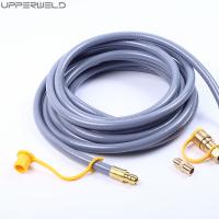 China Flexible and Durable 6/9mm Natural Gas Hose with Quick Connect Kit 3/8-Inch Diameter for sale