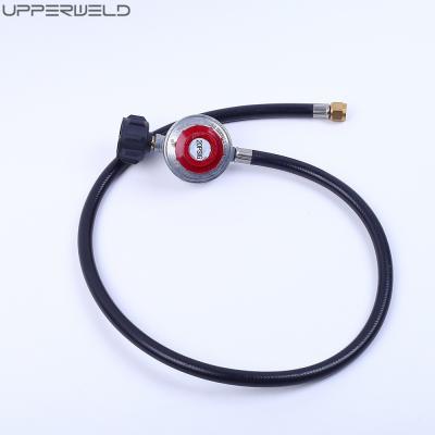 China Adjustable 0-5PSI High Pressure Propane Regulator for Fryer Outdoor Cooker and More for sale