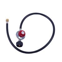China Adjustable 0-5PSI High Pressure Propane Regulator for Fryer Outdoor Cooker and More for sale