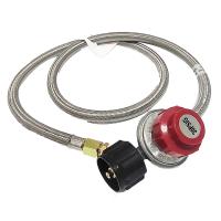 China 12 Feet High Pressure Gas Cooker with 3/8 inch Female Stainless Steel Braided Regulator for sale
