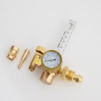China High Pressure Gas Reduction Dual Output Argon Regulator Flowmeter for CO2 Air Control for sale