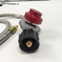 China 5 inch LPG Hose Propane Stainless Steel Braided Camper Tank Gas Hose 4*4* x 15 GLP de for sale