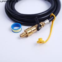 China Cutting Upper Propane Quick Connect Hose with BBQ Grill and Natural Gas Fittings for sale