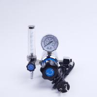 China Pressure Flow Meter Welding CO2 Regulator with Air Pressure Reducer and Adjustment Knob for sale