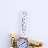 China CGA320 and CGA580 Dual Co2 Flowmeter Welding Gas Regulator with Screw Thread Gas Reducer for sale