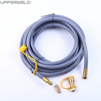 China Gas Grill Stainless Braided Propane Hose Adapter Gas Hose Extension Assembly for Fire Pit for sale