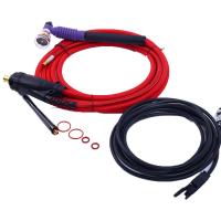 China Cutting Industry Red and Black WT125F TIG Welding Torches with Glass Cup Performance for sale