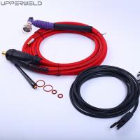 China Cutting Industry Red and Black WT125F TIG Welding Torches with Glass Cup Performance for sale