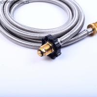 China Fire Pit Propane Hose Adapter Stainless Braided LPG Gas Refill for Camping Stove for sale