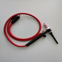 China WP-26V-R 35-70 EU Plug TIG Torch kit Air Cooled Welding Gun with Gas Valve 200A Black Red for sale