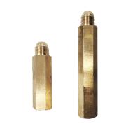 China LPG Hose Brass Thread Extension Rod Connector Pipe Fitting 1/8
