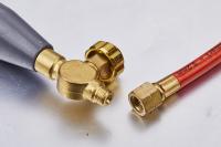 China Powerful Gas Torch Weed Killer Burner Flame Gun Garden Weeder Brass Butane Heating for sale