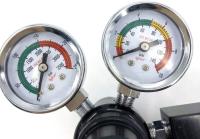 China Fish Tank CO2 Regulator with Check Valve Dual Gauge Display CGA320 Thread Solenoid 110V for sale