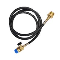 China Flexible 5 FT Extension Hose For 1Lb Propane Tank Cylinder Processing Service Cutting for sale