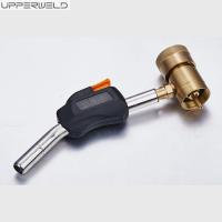 China 1300degree Flame Feature Brass Propane Torch Adjustable Flame and Easy Push Ignition for sale