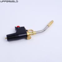 China 1300degree Flame Feature Brass Propane Torch Adjustable Flame and Easy Push Ignition for sale