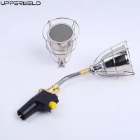 China 1300degree Flame Feature Brass Propane Torch Adjustable Flame and Easy Push Ignition for sale