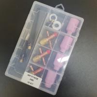 China WP-17/18/26 TIG Welding Torch Consumables Kit for 1.6mm/2.4mm/3.2mm Electrodes 18pcs for sale