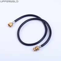 China Welding Torch Rubber Gas Hose with Argon CO2 Flowmeter Regulator Length 12/25/50 Feet for sale