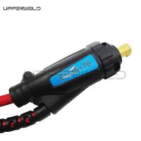 China WT125F TIG Welding Torch with Red Cable Glass Cup and Gas Lens Customized ODM Support for sale