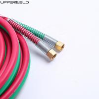 China SAE Standard Rubber Bicolour Tube Gas Oxygen Acetylene Welding Hose Propane Hose 12FT 50FT for sale