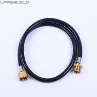 China Motorhomes Tank RV Camping Black LPG Propane Brass Adapter Hose Kit 5 ft and 12 ft Hose for sale