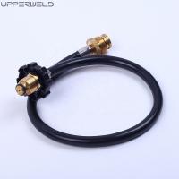 China Motorhomes Tank RV Camping Black LPG Propane Brass Adapter Hose Kit 5 ft and 12 ft Hose for sale