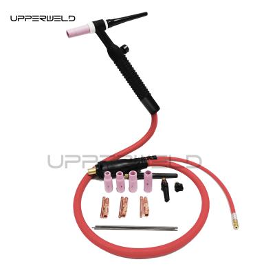 China Air Cooling Welding Torch WP-26V-R 35-70EU Plug TIG Torch Set with Gas Valve Control for sale