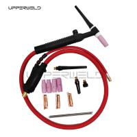 China Air Cooling Welding Torch WP-26V-R 35-70EU Plug TIG Torch Set with Gas Valve Control for sale