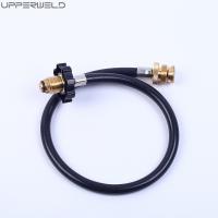 China 15 ft Hose Black Upper LPG Propane Brass Adapter Hose Kit for Motorhomes Tank RV Camping for sale