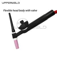 China Air Cooled WP26 TIG Welding Torch Parts for 4m Cable Length and Flexible Head Body for sale