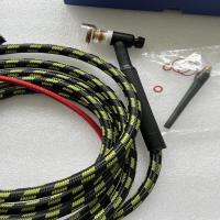 China TIG Torch Set Air Cooled Welding Gun with 4m Cable 9mm Hole Diameter Black Green 1.2KG for sale