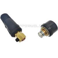 China OEM Europe Welding Cable Joint Quick Connector Plug Cable Socket for Male and Female for sale
