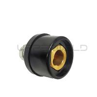 China Euro Type Welding Cable Joint Socket Quick Connector for Welder Machine 35-50 Wire Section for sale
