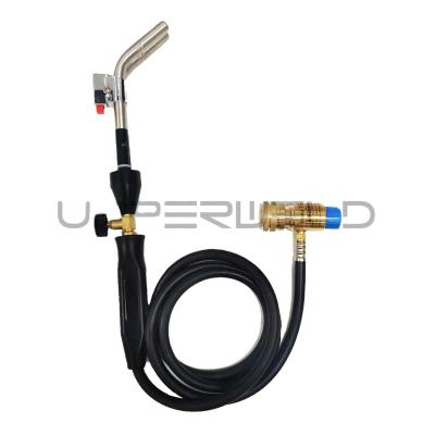 China Customized Support Push Button Ignition Mapp Gas Propane Brazing Torch with Two Burner OEM for sale