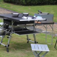 China Multifunctional Aluminum Camping Table for Easy Cooking and BBQ in Outdoor Activities for sale