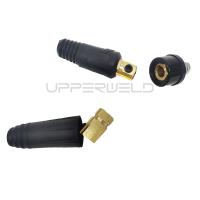 China Euro Type Welding Cable Joint Socket Quick Connector for Welder Machine 35-50 Wire Section for sale