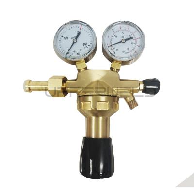 China Brass G3/4 Inlet Connector Thread Nitrogen Gas Regulator for Oxygen Nitrogen and CO2 for sale