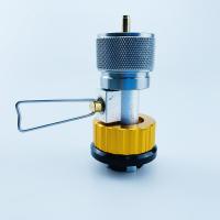 China LPG Brass Conversion Adapter for Camping Gas Stove Canister Gas Convertor Shifter Refill for sale